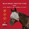 Manna Pro Pro-Force Fly Mask for Horses, Adjustable Fit for Comfort ...