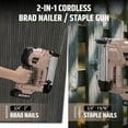 Cordless 2-in-1 Nail Gun & Staple Gun(Tool Only), Driving 2 inches 18GA ...