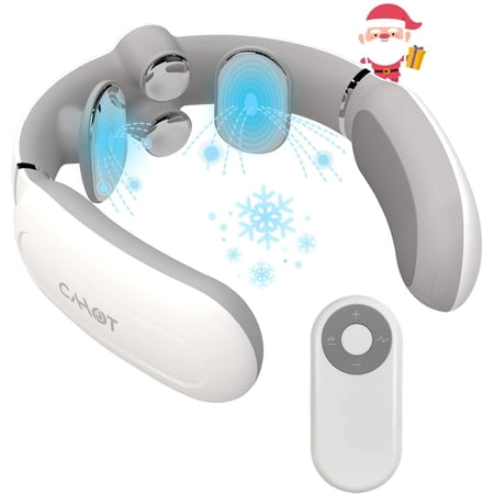Smart Neck Massager with Heat Function, Cordless Neck Massager for Neck ...