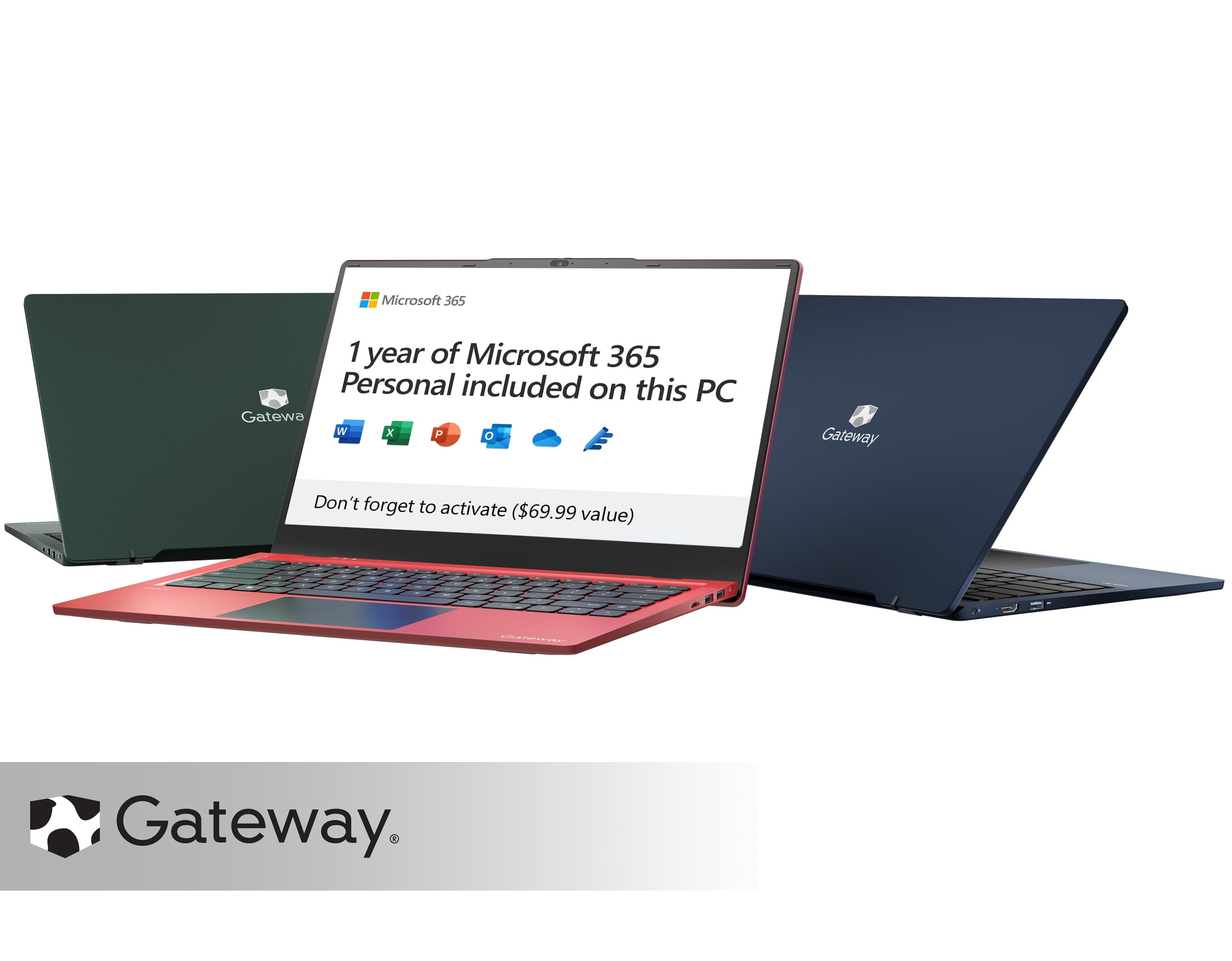 Gateway 15.6" Ultra Slim Notebook, HD, Intel® Celeron® N4020, Dual Core ...