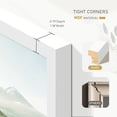 30x30 Picture Frame, White Engineered Wood Poster Frame for Horizontal ...