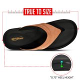 Aerothotic Terrene Toe Post Platform Sandals For Women - Walmart.com