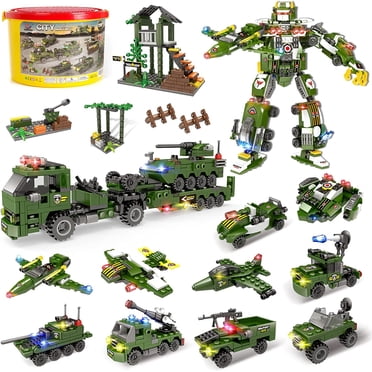 STEM Building Toys for Kids 2 in 1 RC Car & Robot Kit - 461 PCS Coding ...