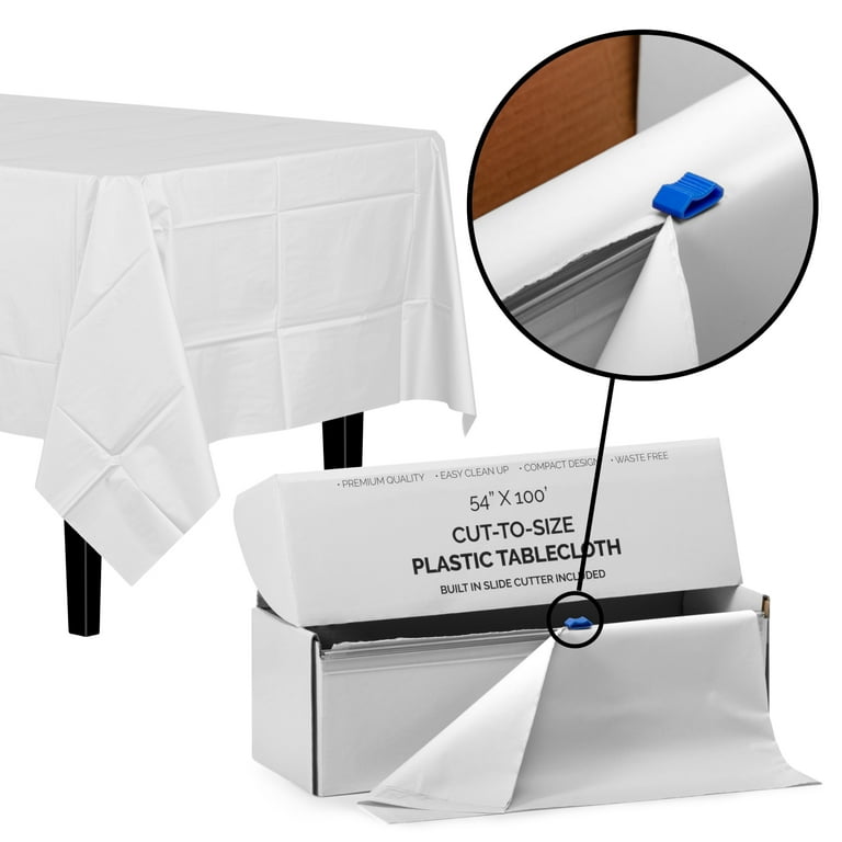 White Paper Tablecloth Roll