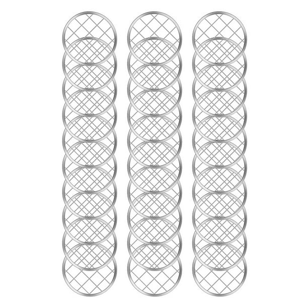 30 Pieces Flower Mason Jar Flower Lid Floral Frog Vase Insert Canning ...