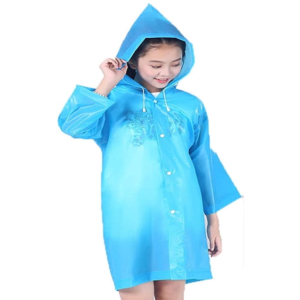 Thicker Reusable Raincoat Rain Poncho Jacket Slicker for Children Boy ...