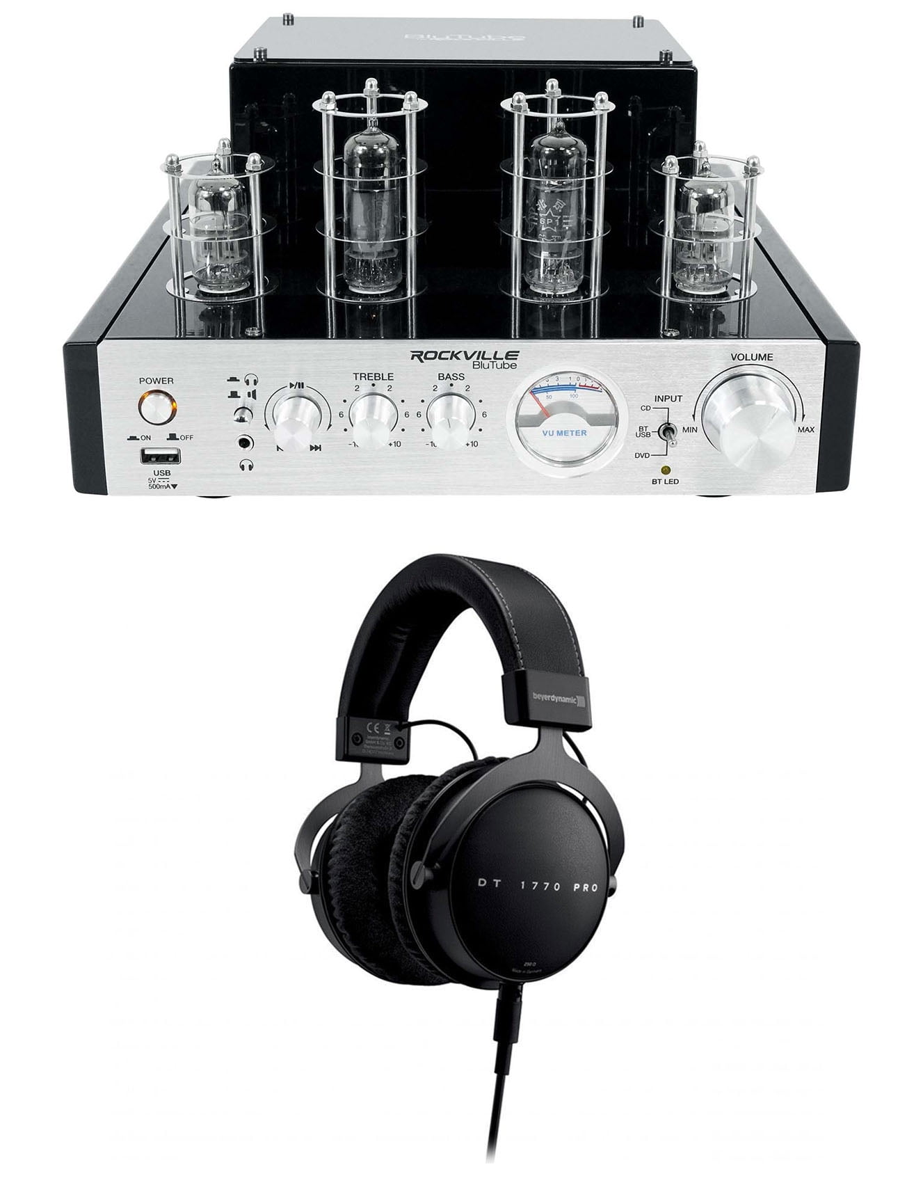 Beyerdynamic DT 1770 Pro 250 Ohm Studio Headphones with Rockville ...