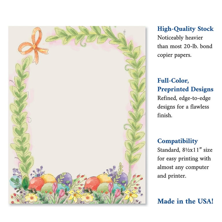 Spring Stationery Paper