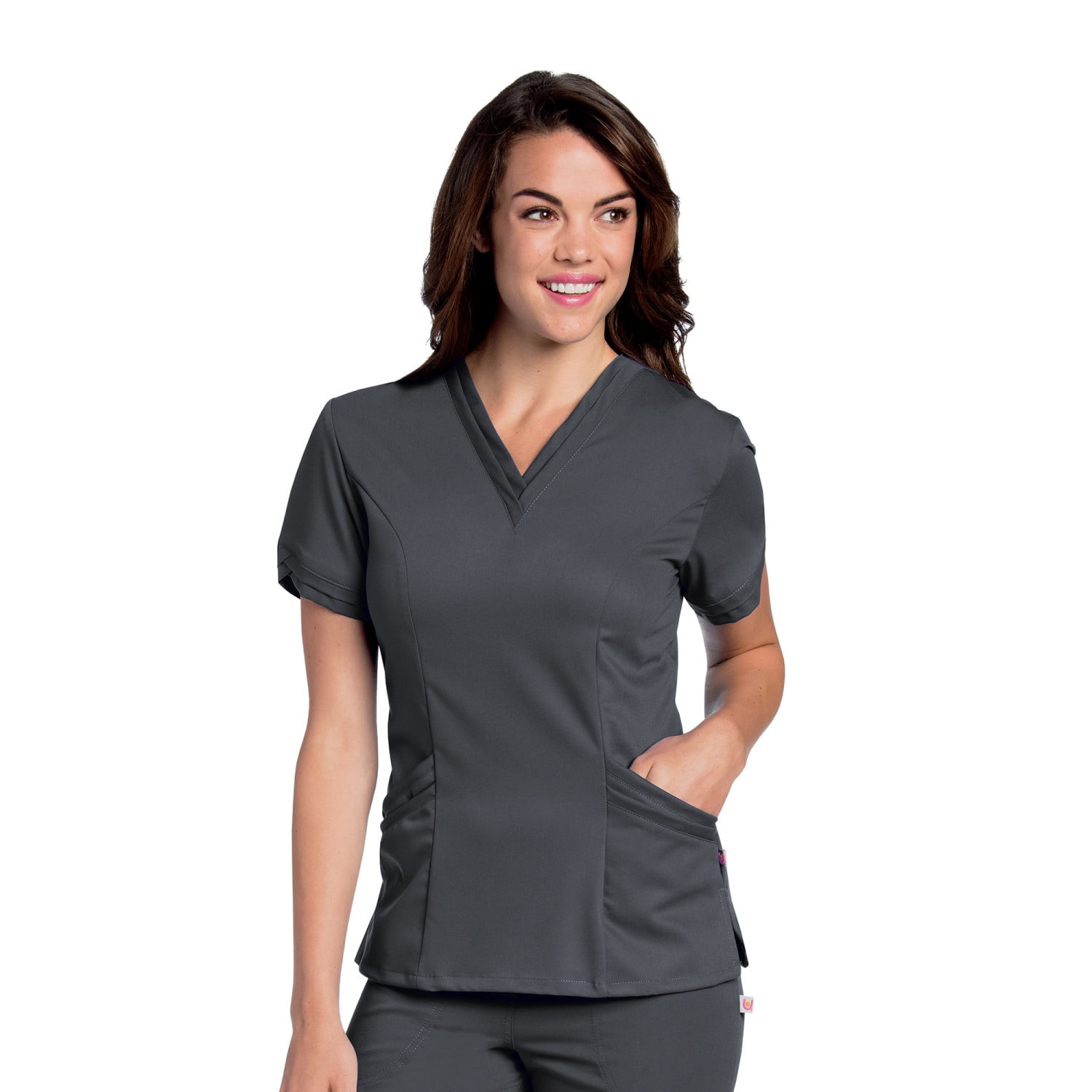 Urbane Ultimate V-neck Scrub Top for Women: Modern Tailored Fit, Luxe ...