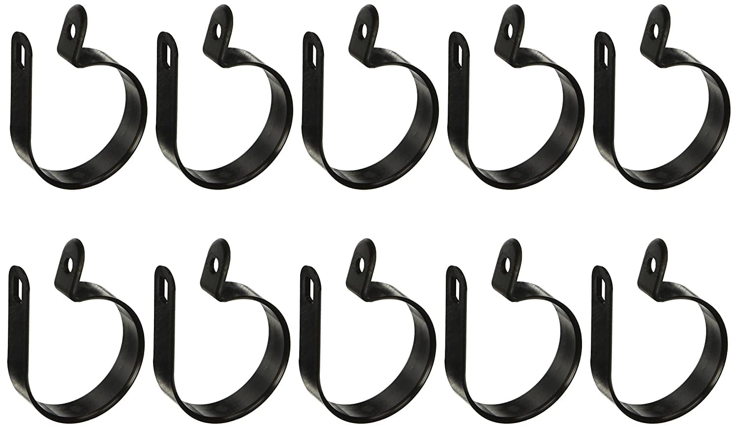 22460 Plastic Cable Clamp, 1-1/2-Inch, UV Black, 10-Pack - Walmart.com