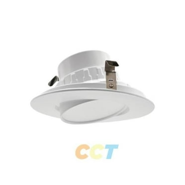 Portor PT-DLR-C-6I-15W-5CCT-120V 6 in. LED Can-Less Downlight with ...