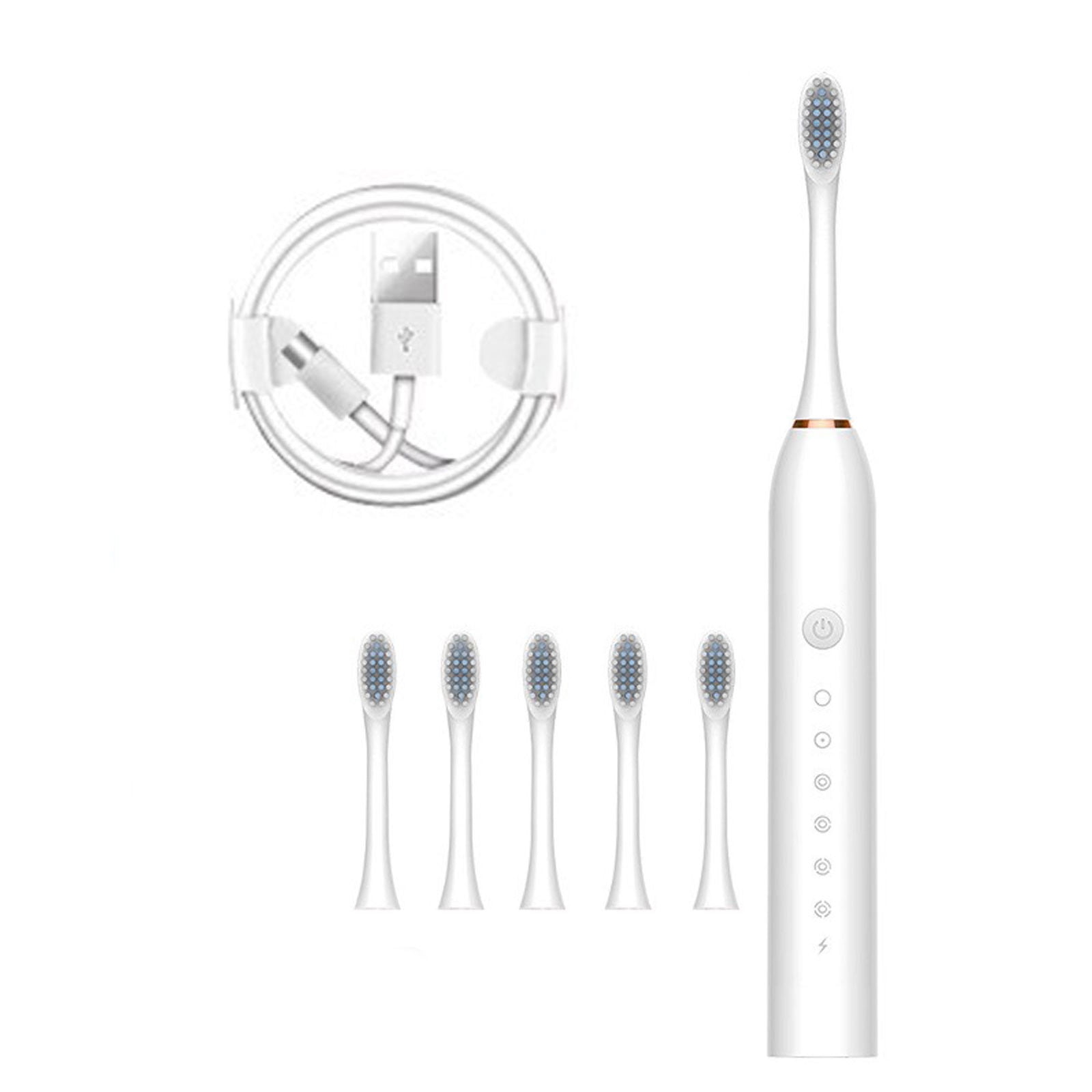 Click here for Tuosodrolic White Electric Toothbrush With 6 Brush... prices