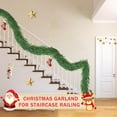 60 Inch Christmas Cedar Garland for Staircase Real Touch Droopy ...