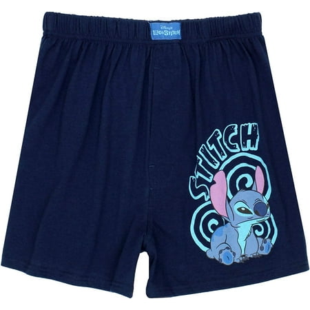 Disney Lilo and Stitch Mens Briefly Stated Boxer Shorts Underwear (X ...