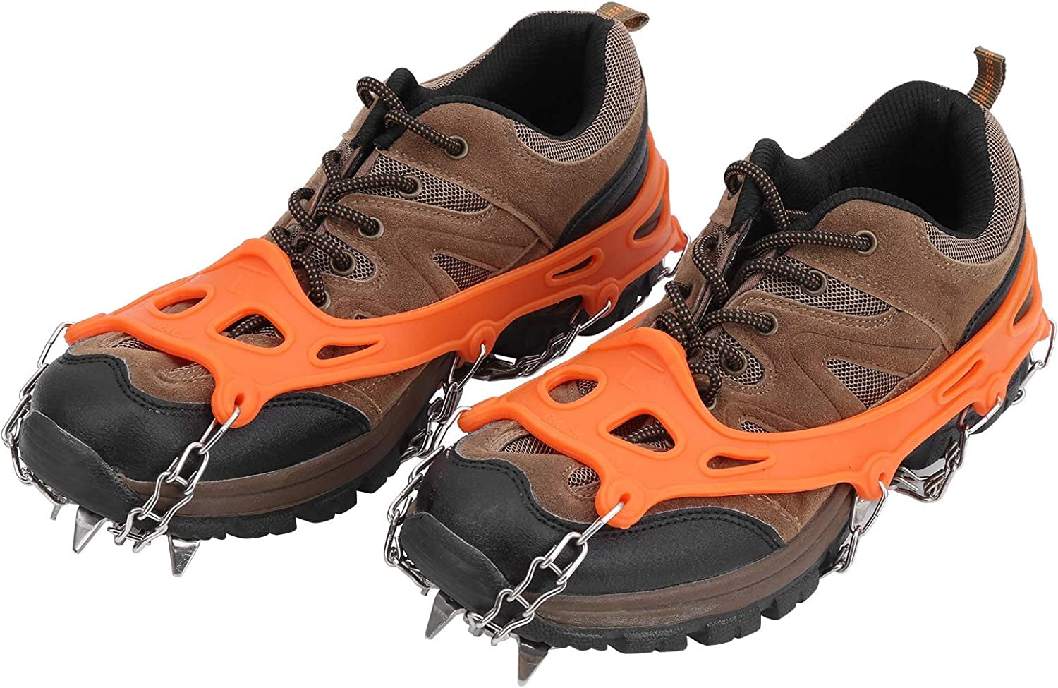 19 Teeth Claws, Snow Spikes Grips Shoe Boot Grips Traction Cleats Ice ...