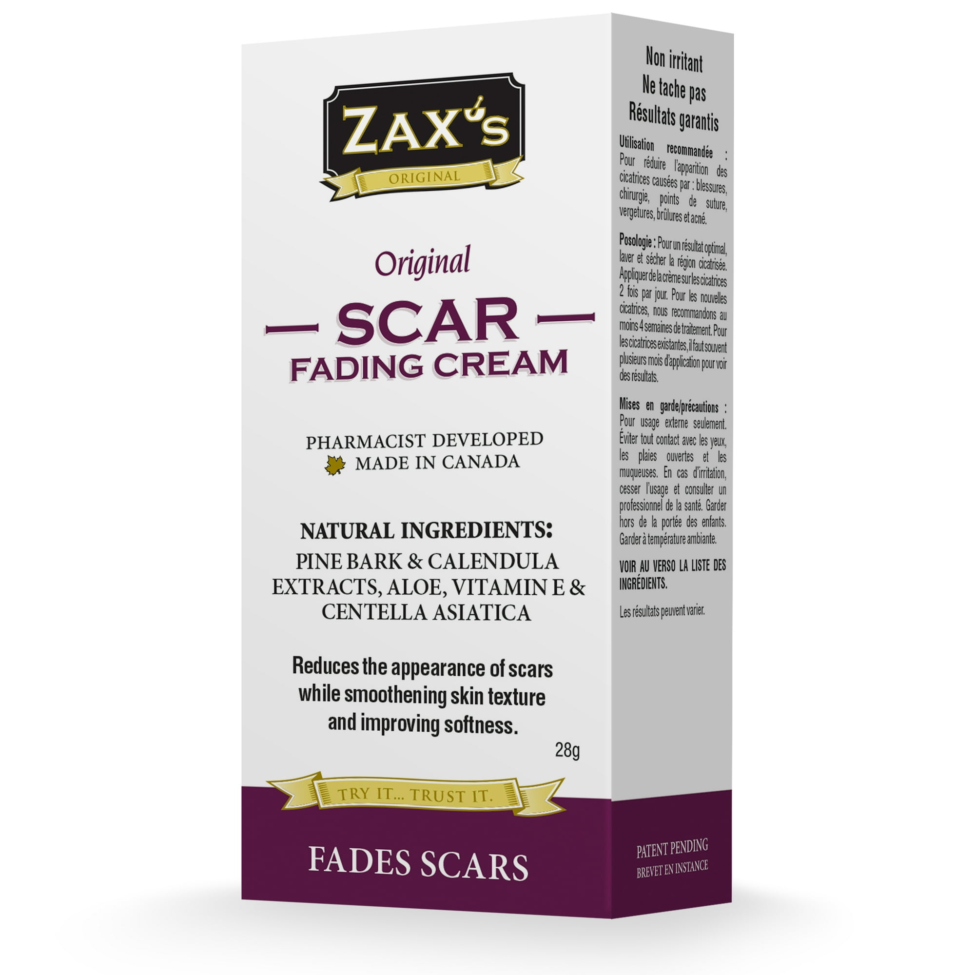 Click here for Zaxs Original Creams Scar Fading Cream prices