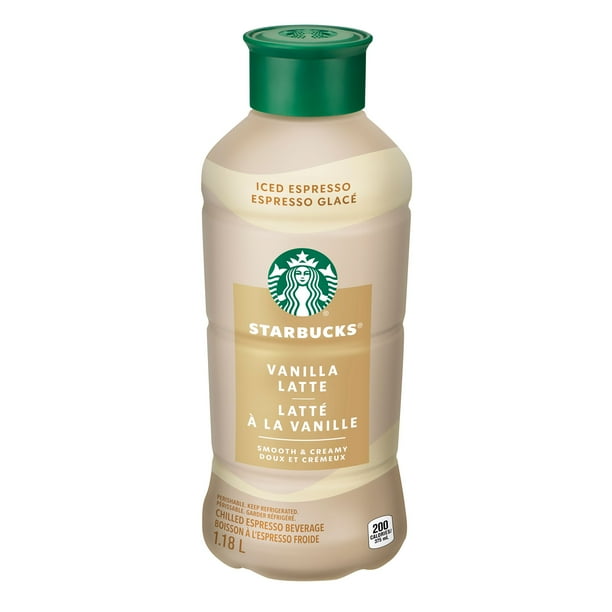 Starbucks® Café Espresso Glacé Classique Latte Vanille 1,18 L, Bouteille 1.18 L - Walmart.ca