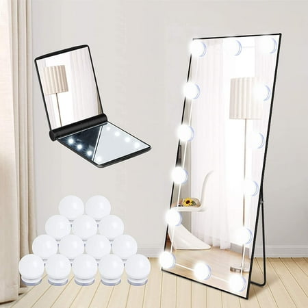 Hollywood LED Vanity Lights for Mirror with 14 Dimmable Light Bulbs ...
