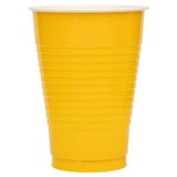 JAM Paper Plastic Cups, 12 oz, Yellow, 20/Pack - Walmart.com