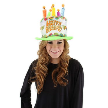 Birthday Cake Plush Hat - Walmart.com