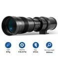 JINTU 420-1600mm Telephoto Zoom Manual Lens for Canon DSLR EOS Cameras ...