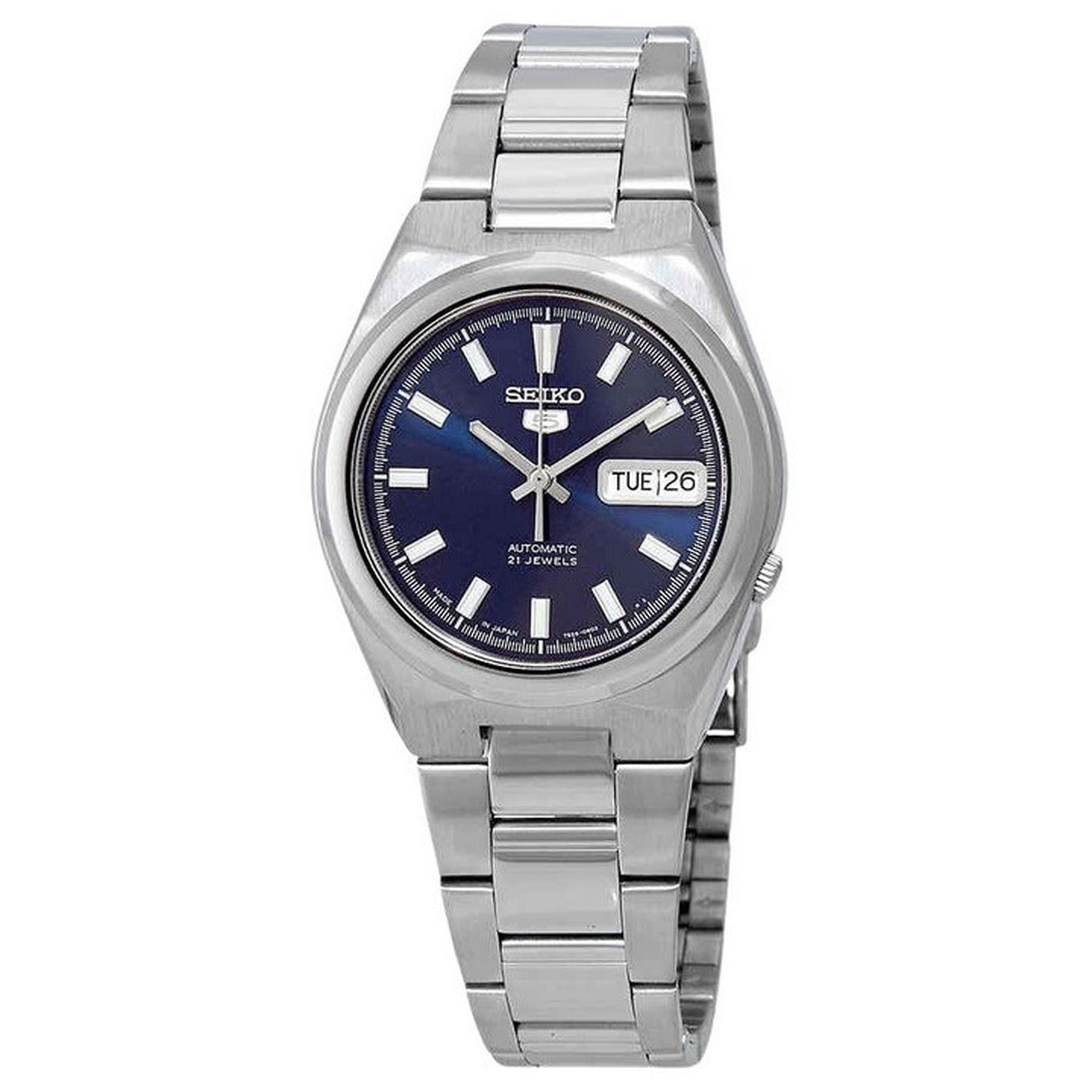 Click here for Seiko 5 Date-Day Stainless Steel Blue Dial 21 Jewe... prices