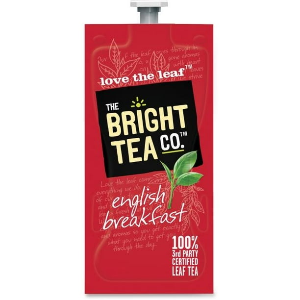 Bright Tea Co. Bright Tea English Breakfast 10/CT Red B507 - Walmart.com