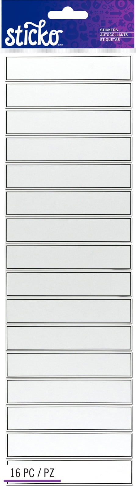 Sticko Stickers-Kraft Organization Labels - Walmart.com