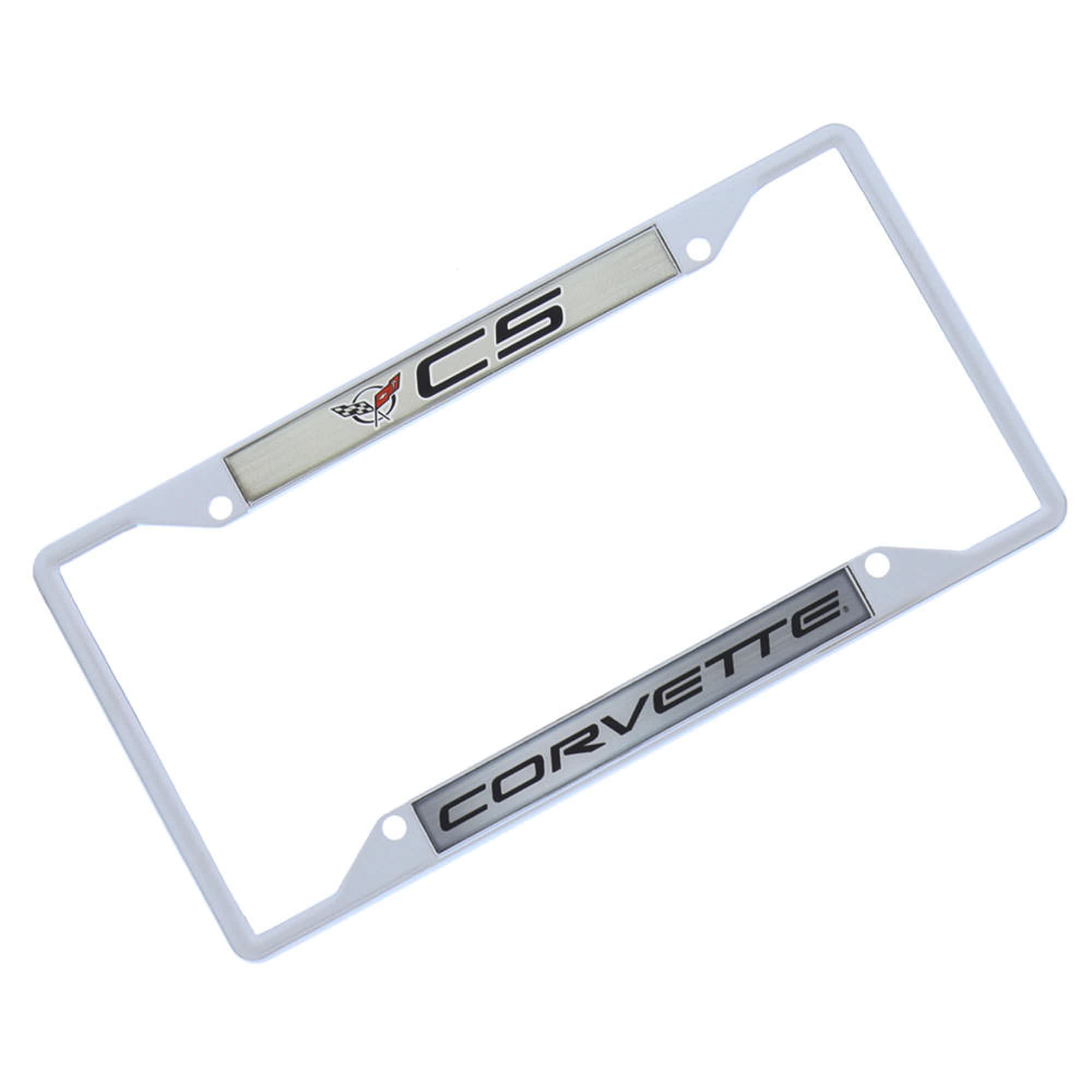 C5 Corvette License Plate Frame - Chrome - Walmart.com