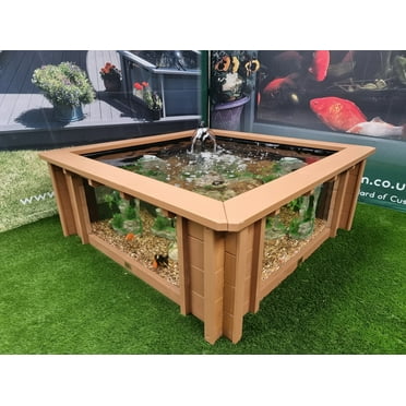 Lily Clear View 172 Gallon Hexagon Fish Tank with Large Windows ...