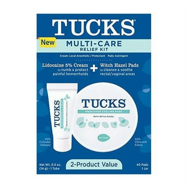 Tucks Medicated Cooling Pads For Hemorrhoid Relief, 100 Ea - Walmart.com