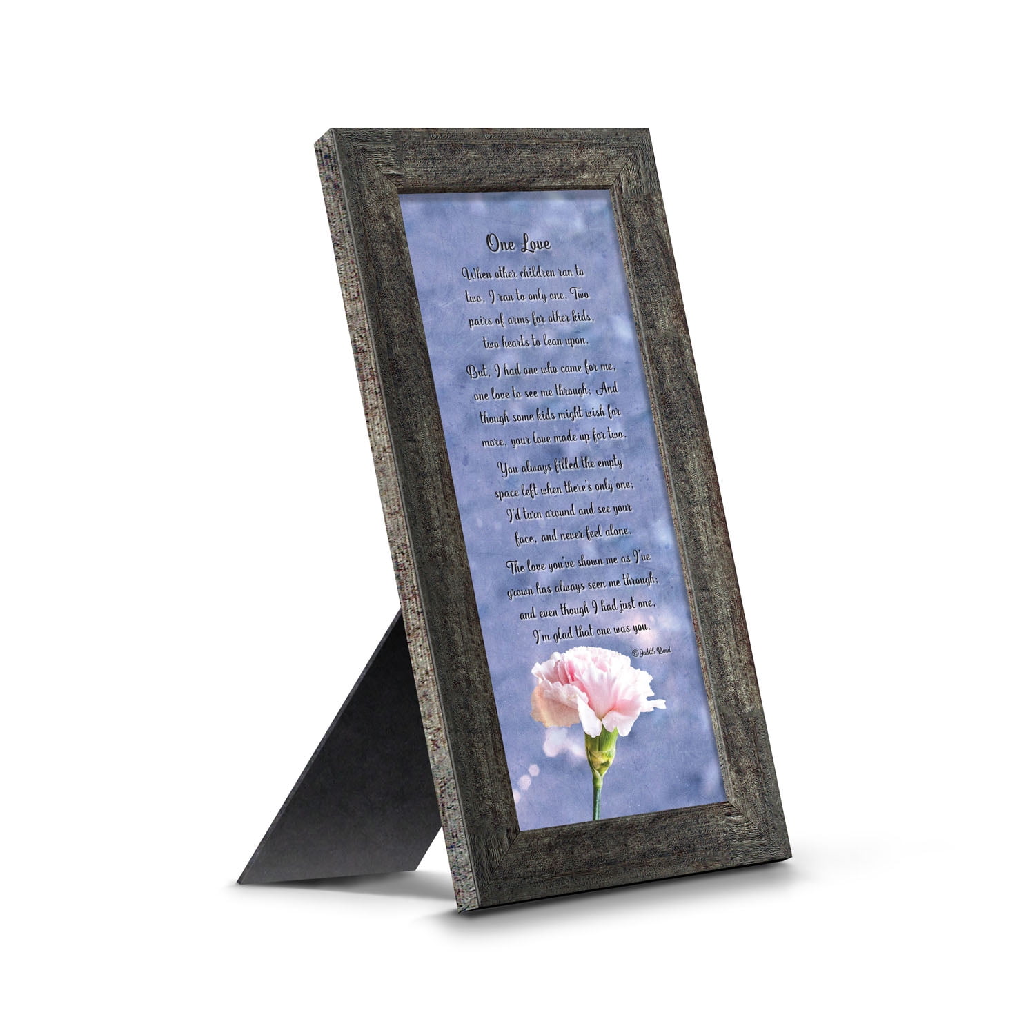 One Love, Poem about Love and Appreciation for a Single Parent, 7331BW ...