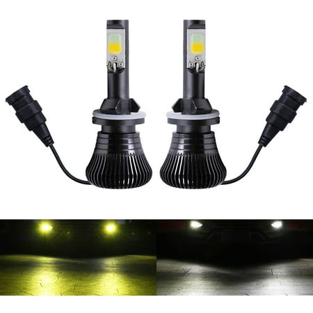 Bmatwk H4 9003 HB2 Fog LED Light Bulbs Amber Yellow 3000K White 6000K ...