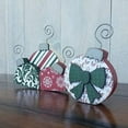 Foundations Decor Wood December Ornaments 2/Pkg - Walmart.com
