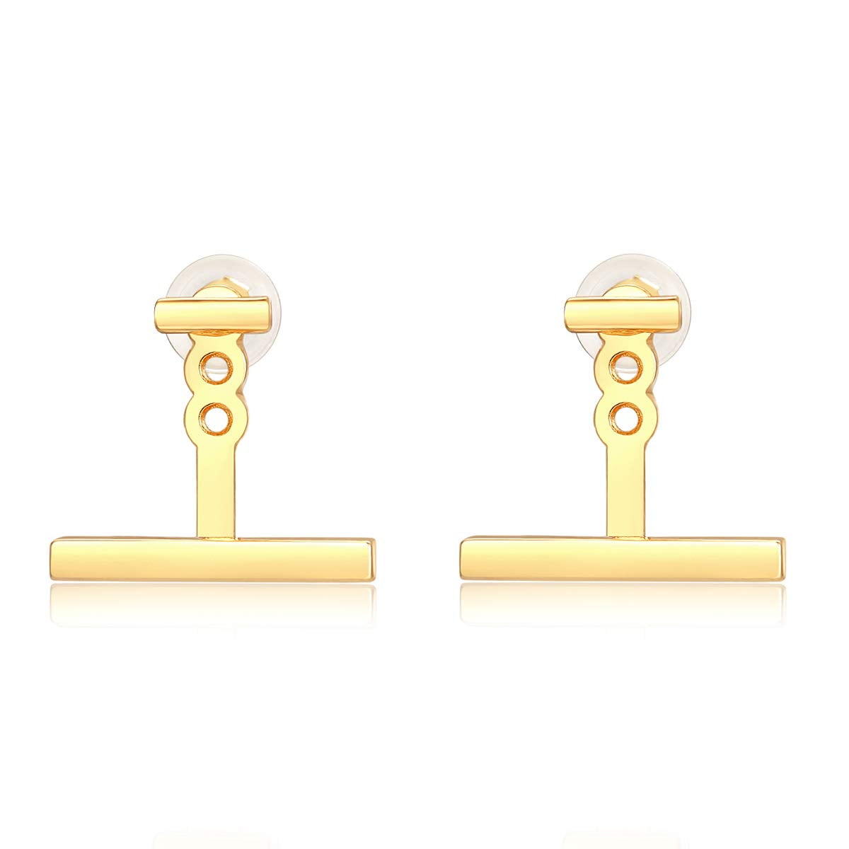 Valloey Rover 14k Gold Plated Minimalist Hugging Turquoise Stud ...