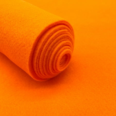 Acrylic Felt Fabric Light Orange 10 Yards- 72" Wide by 360" Long Craft ...