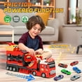 UUSUOO Toy Trucks for Boys 3-6 Years,Carrier Truck Race Track Toys for ...