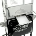 Olde Midway Old Fashioned Popcorn Machine with Cart and 6oz Kettle ...