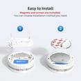 SITERWELL Smoke Detector, 10 Year Product Life Fire Alarm,Magnetic ...