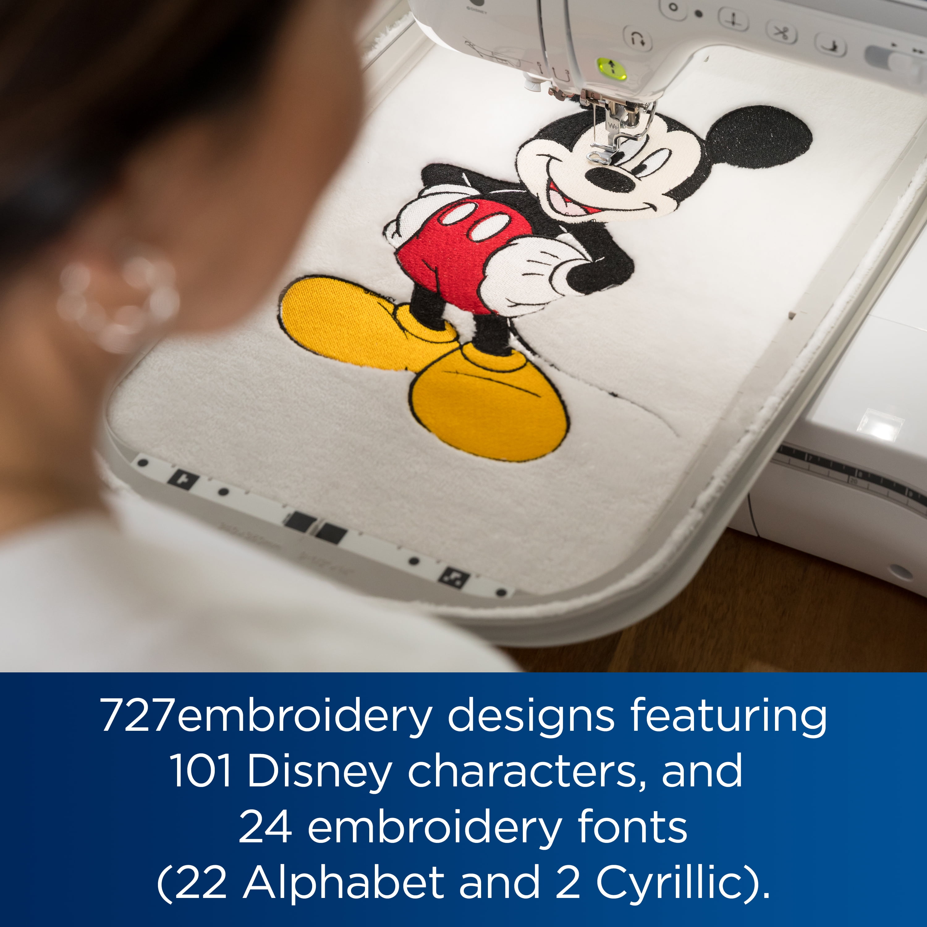 Disney Character Embroidery Font