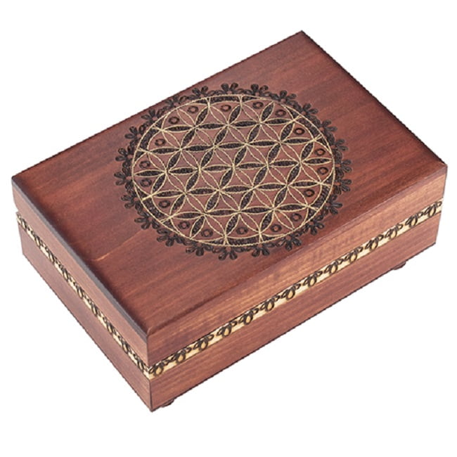 Celtic Circle - Secret Wooden Puzzle Box - Walmart.com
