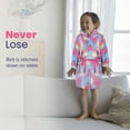 Kids Robes for Girls & Boys Robe Soft Plush Hooded Fleece Bathrobe ...