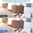 2 Pack 24 Inch Anti Glare Matte Screen Protector for 24 Inch 16:9 ...