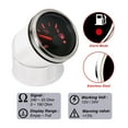52mm Fuel Level Gauge Fuel Level Sensor 0~190 Ohm 240-33ohm With Red ...