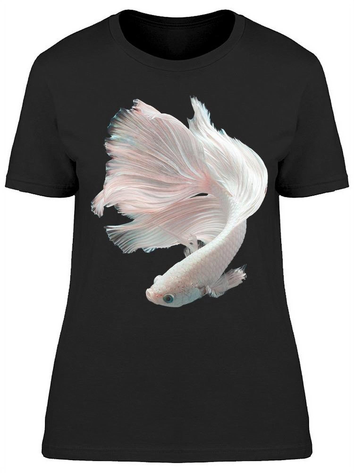 Rosetail Halfmoon Betta Fish T-Shirt Women -Image by Shutterstock ...