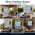 Blue Coastal Starfish Waterproof Outdoor TV Cover, Summer Beach Ocean ...