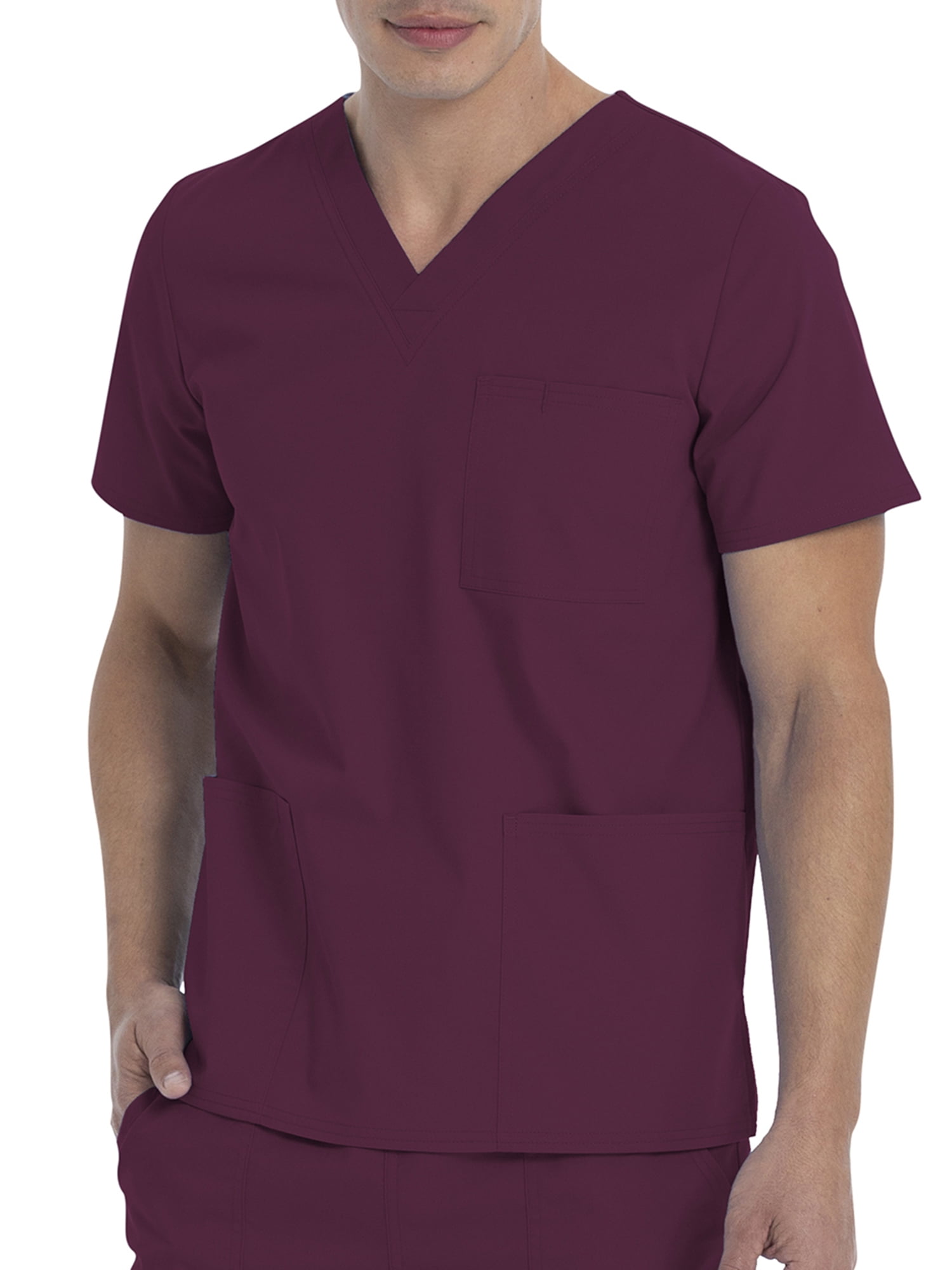 Scrubstar Unisex Solid V-Neck Scrub Top WM01T895 - Walmart.com