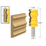 Yonico Door & Window Casing Router Bit - 1/2" Shank - 16123 - Walmart.com