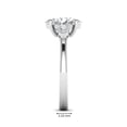 2 Ct Lab Grown Diamond Engagement Ring for Women, IGI Certified D Color ...
