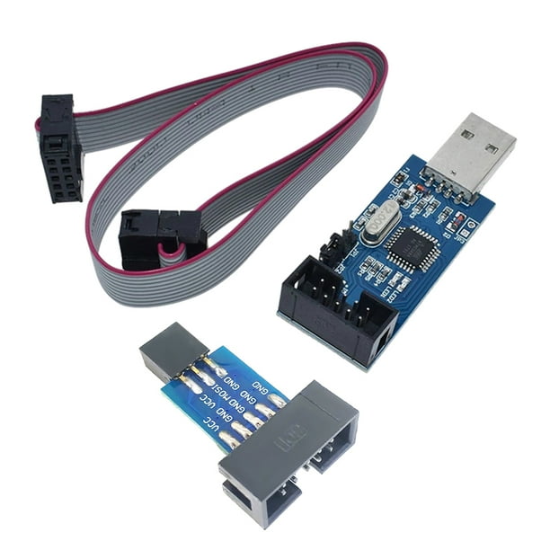 USBASP USBISP AVR Programador ISP USB ASP ATMEGA8 ATMEGA128 (Vertical Y Placa) | Walmart en línea